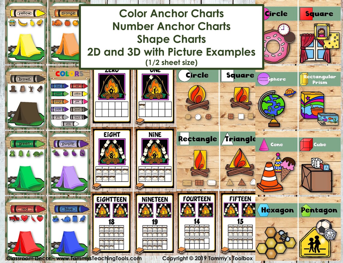 Editable Camping Classroom Decor Bundle With Woodland Animals, Rustic ...