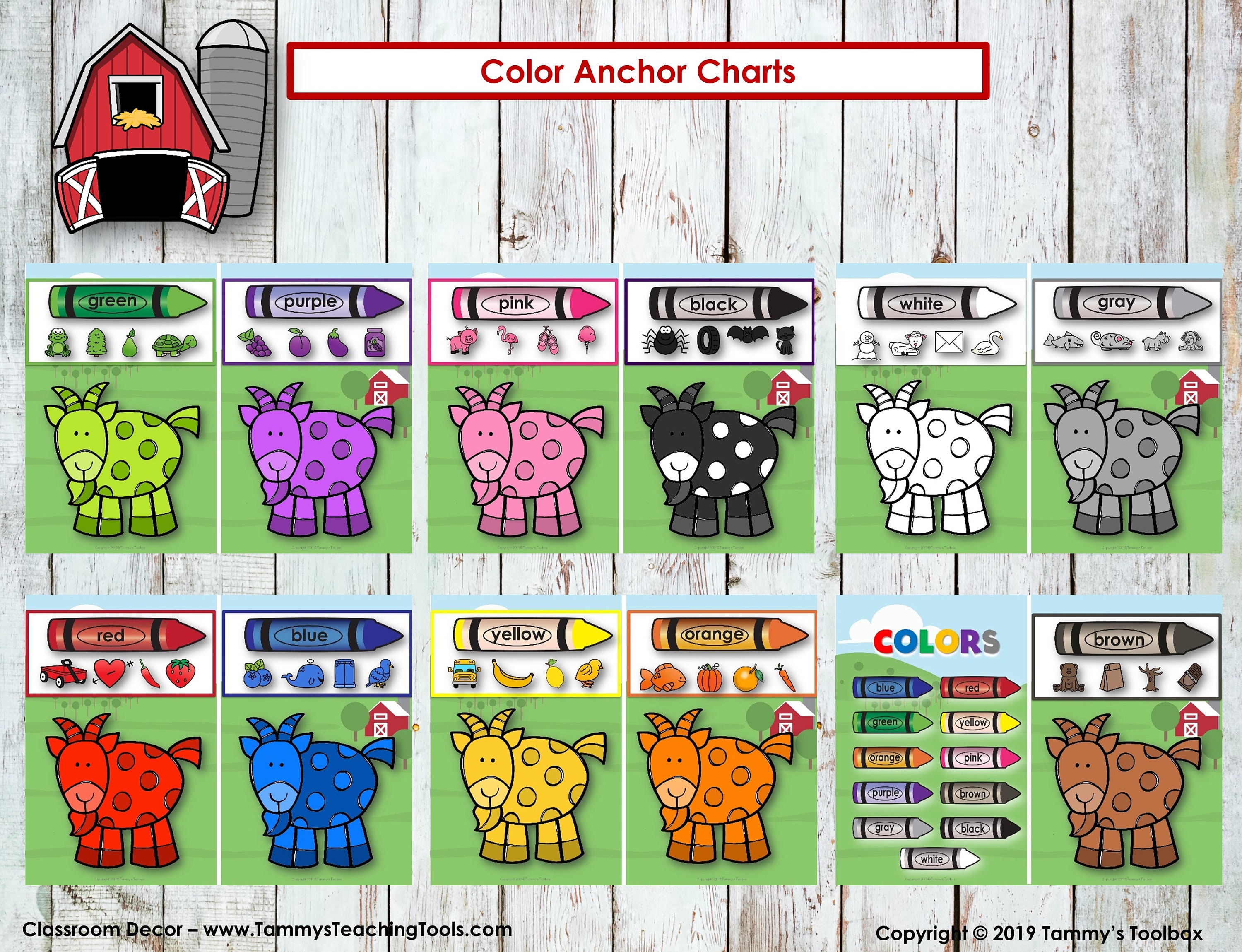 Farm Classroom Decor Bundle, Farm Animals Classroom Theme, Farm ...