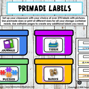 Editable Classroom Supply Labels, Class Supplies Organization Labels in ...