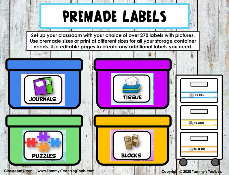 Editable Classroom Supply Labels, Class Supplies Organization Labels in ...