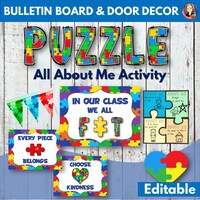 Pumpkin Spice Fall Bulletin Board Kit Fall Classroom Decor Autumn ...