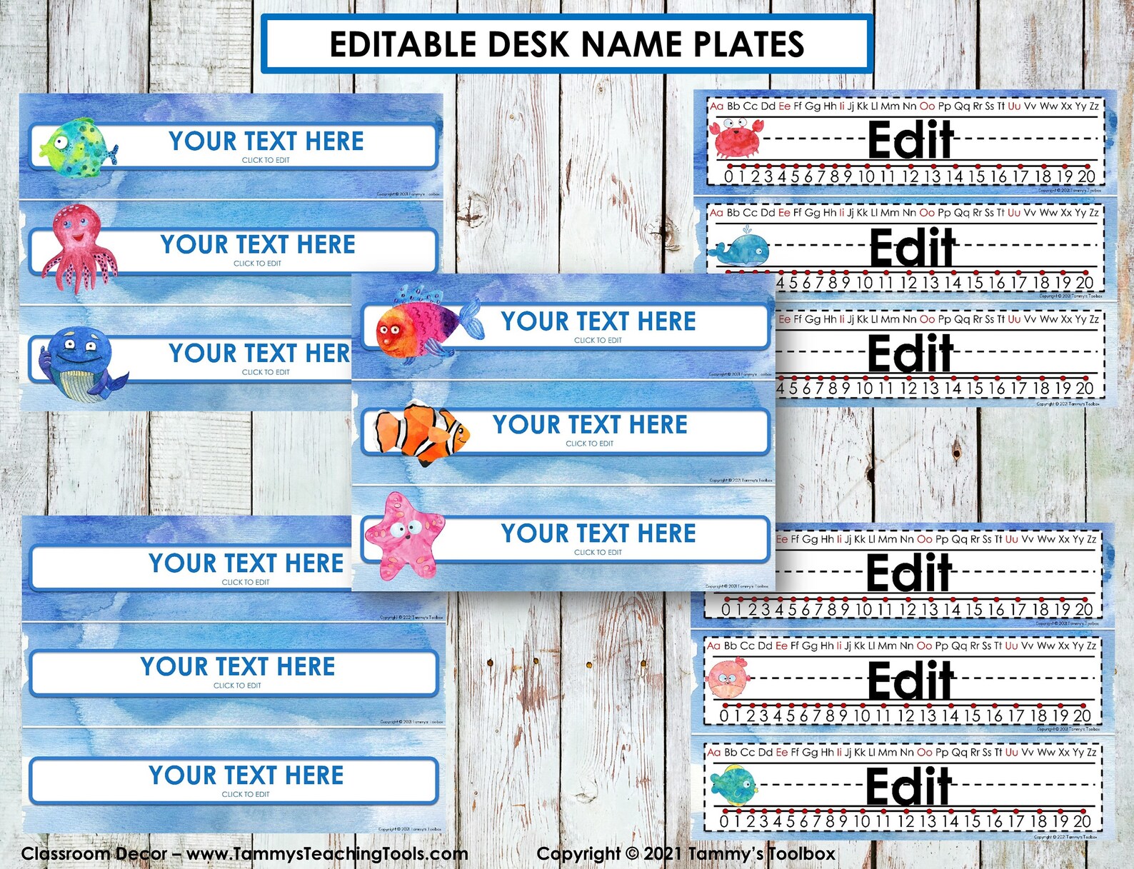 Ocean Under the Sea Theme Classroom Decor - Etsy