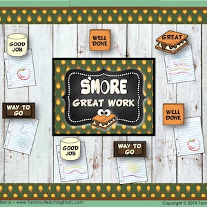 Editable Camping Classroom Decor Bundle With Woodland Animals, Rustic ...
