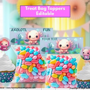 Adorable Axolotl Decor Set for a Fun Birthday Bash, Axolotl Party ...