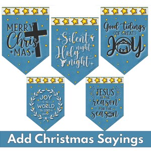 Christmas Nativity Craft Banner and Decor - Etsy