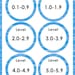 Classroom Library Book Bin Labels in Colorful Brights, Colorful Rainbow ...