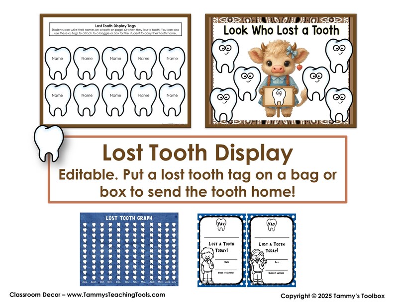 Western Classroom Decor Bundle With Highland Cows | Editable Bulletin ...