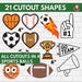 Back to School Sports Bulletin Board Kit With Pennant Craft | Classroom ...