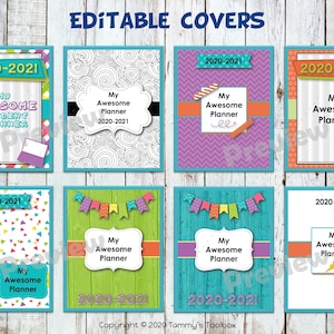 Student Planner and Agenda - Printable and Digital 2025-2026 With Free ...