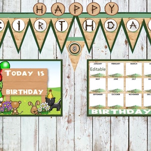 Camping Classroom Decor Editable, Printable Rustic Classroom, Camping ...