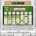 Editable Classroom Calendar in a Camping Theme, Printable Rustic ...