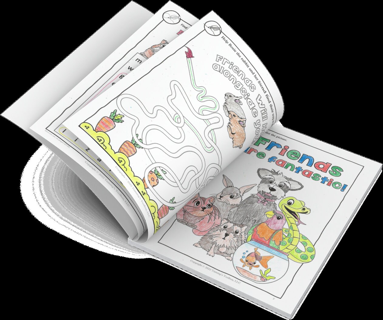 Dusty the Dog Coloring Pages and Friendship Activities - Etsy