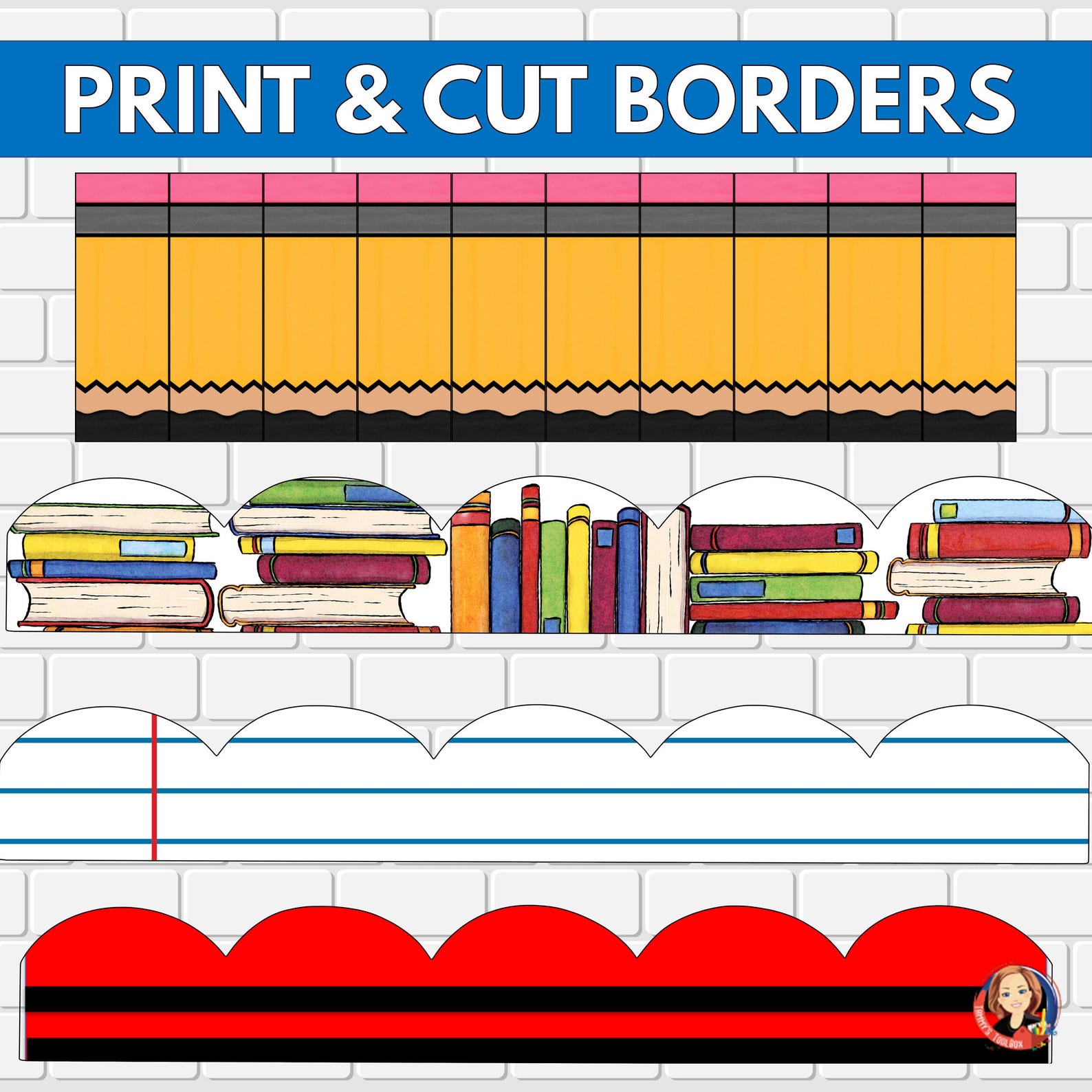 Colorful Back to School Bulletin Board Kit With Letters, Banners, and ...