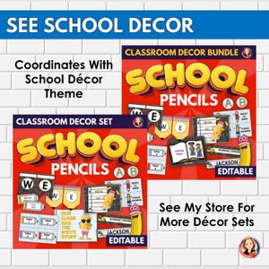 Colorful Back to School Bulletin Board Kit With Letters, Banners, and ...