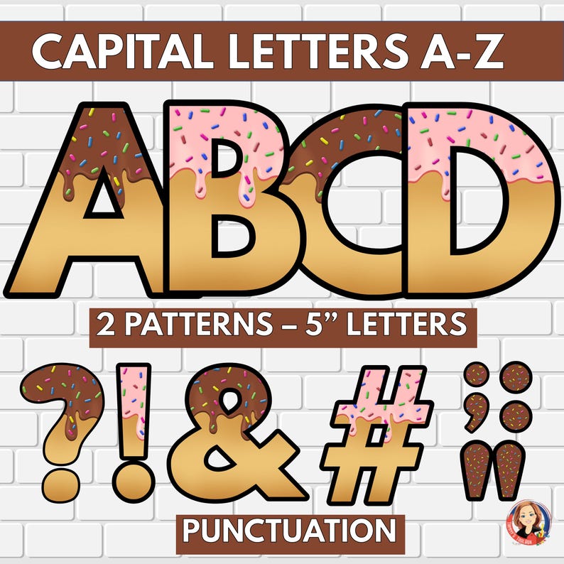 Donut Theme Classroom Decor Bulletin Board Set, Printable Bulletin ...