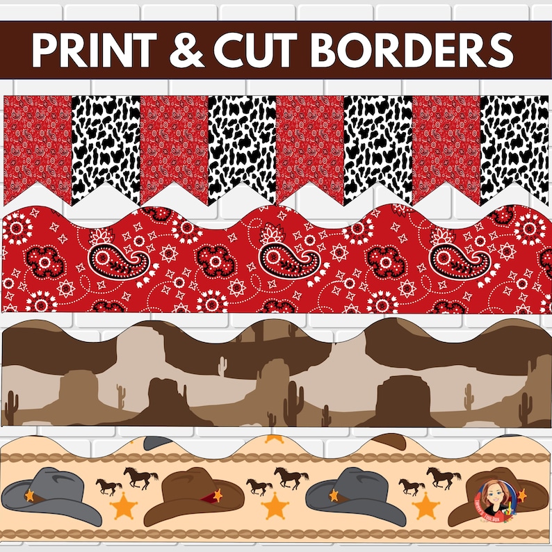 Wild West Classroom Decor Bulletin Board Kit, Western Bulletin Board ...