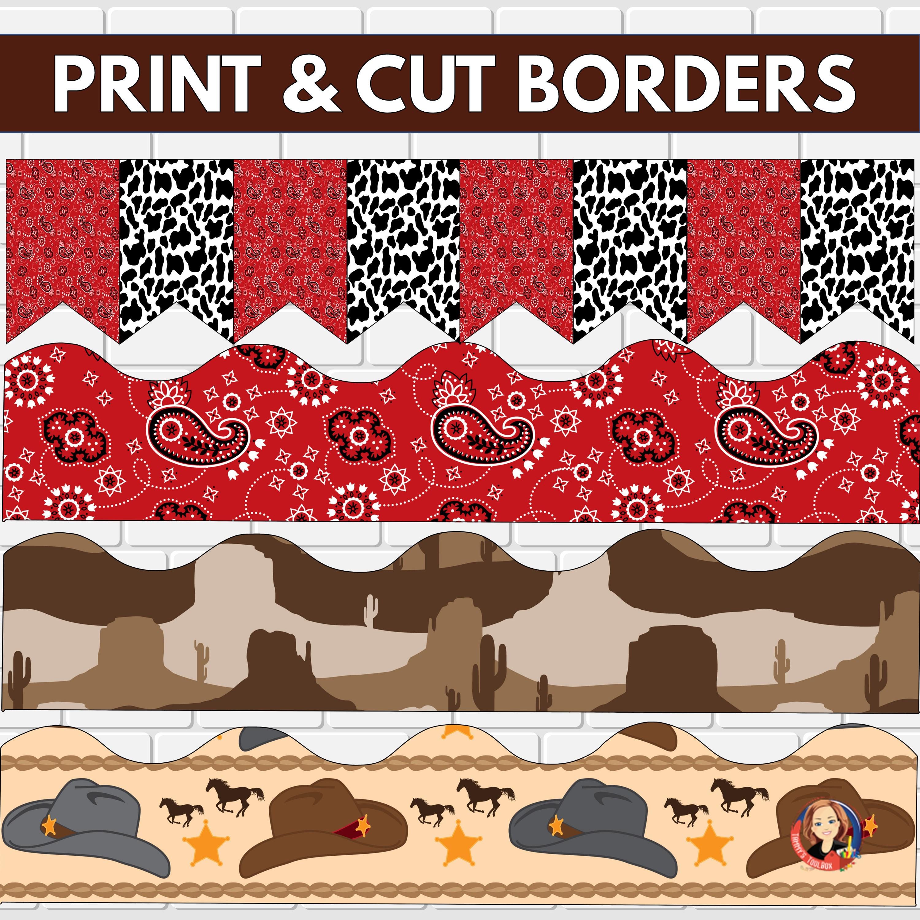 Wild West Classroom Decor Bulletin Board Kit, Western Bulletin Board ...