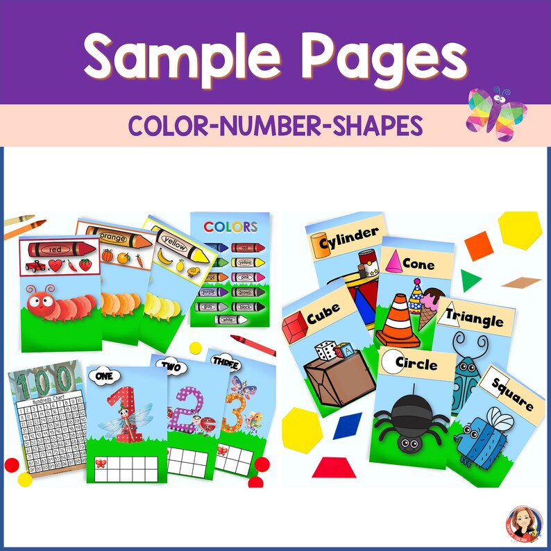 Butterfly Classroom Decor Set, Butterflies and Bugs Theme, Classroom ...