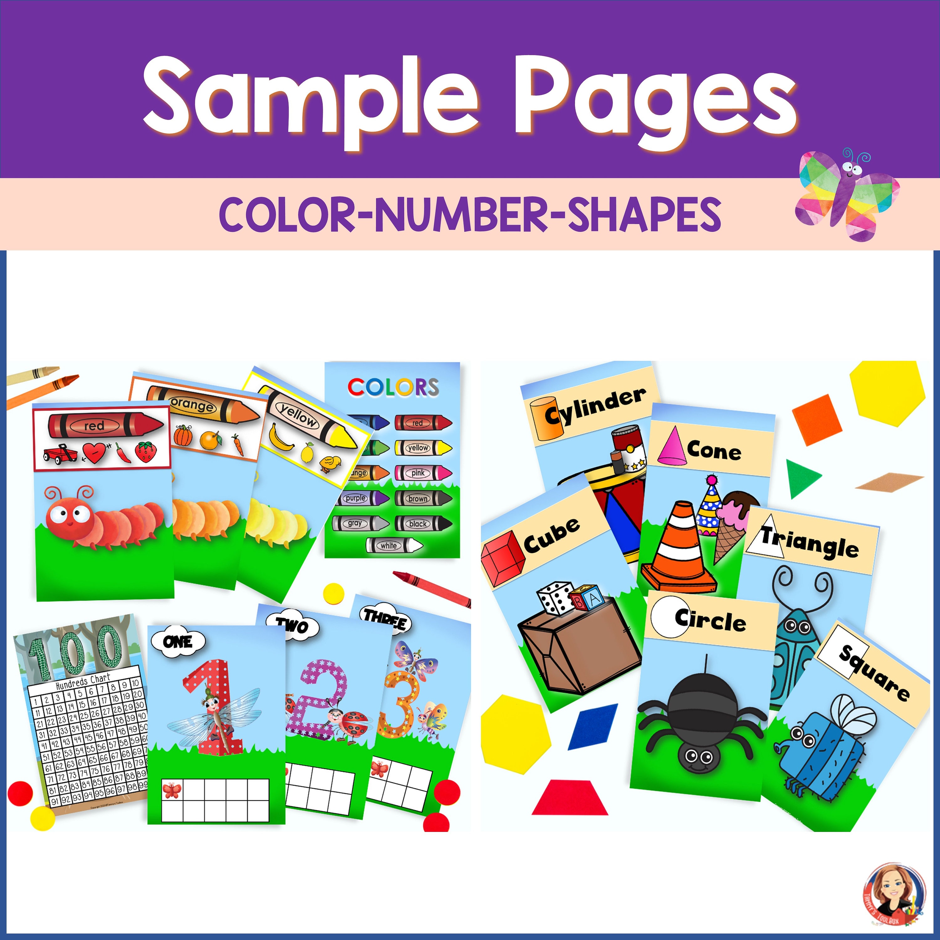 Butterfly Classroom Decor Set, Butterflies and Bugs Theme, Classroom ...