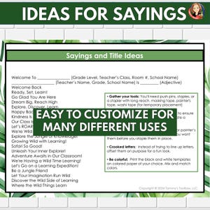 Jungle Safari Classroom Decor Bulletin Board Kit, Safari Bulletin Board ...