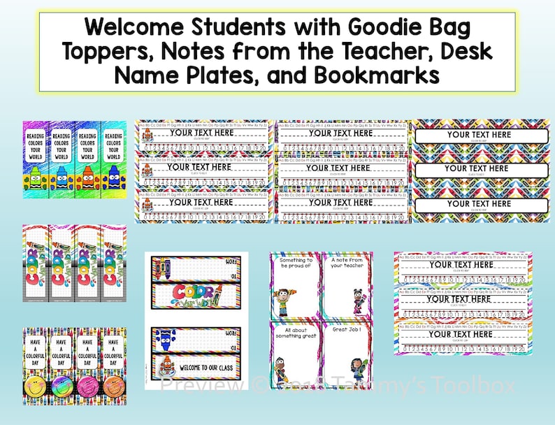 Crayon Classroom Decor Bundle, Crayon Theme Bulletin Board, Posters ...