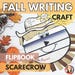 Fall Scarecrow Craft Template and Writing Activity, Fall Craft ...