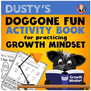 Growth Mindset Worksheets Coloring Pages and Activities, Dog Coloring ...