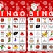 Printable Christmas and Holiday Party Activities Bingo Game - Etsy
