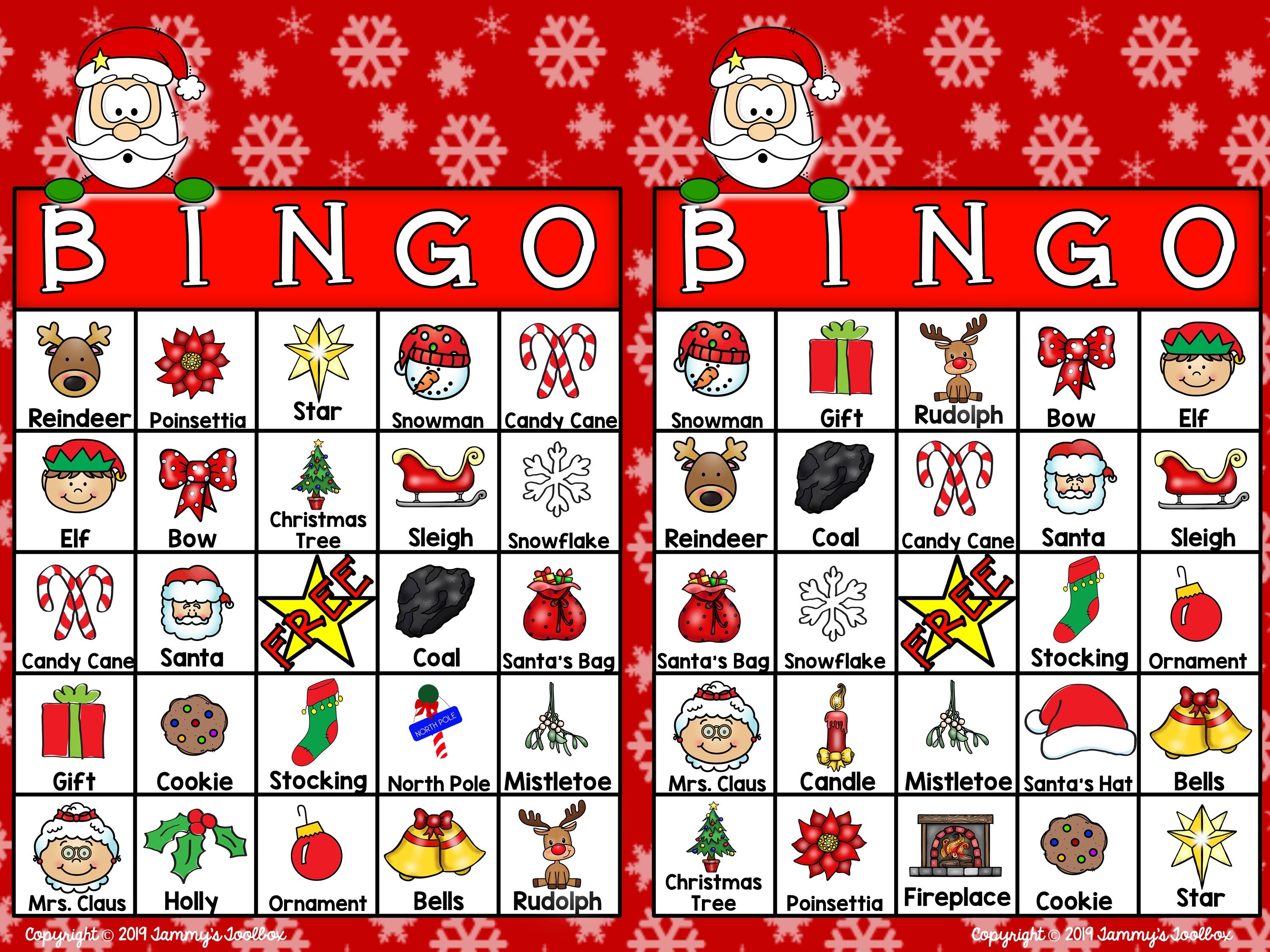 Printable Christmas and Holiday Party Activities Bingo Game - Etsy