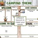 Classroom Morning Slides Templates in Camping Theme - Etsy