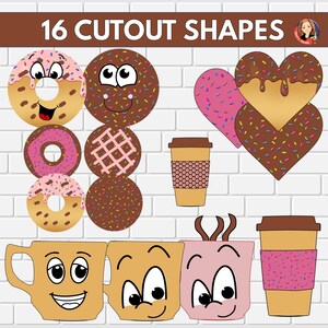 Donut Theme Classroom Decor Bulletin Board Set, Printable Bulletin ...