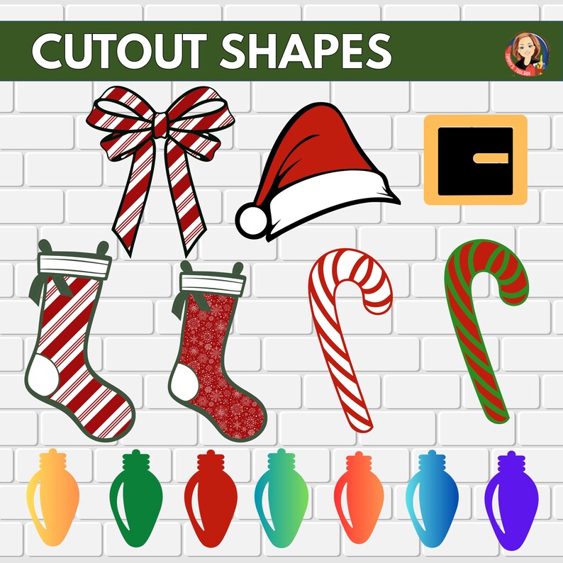 Christmas Bulletin Board Kit, Santa Bulletin Board Letters, Build a ...