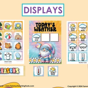 Groovy Retro Gnome Classroom Calendar Set, Editable, Printable Bulletin ...