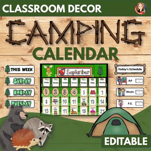Classroom Calendar Cards - Etsy