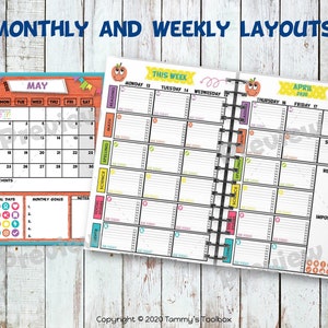 Student Planner and Agenda - Printable and Digital 2025-2026 With Free ...