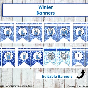 Winter Bulletin Board Kit With Writing Activities, Winter Snow ...