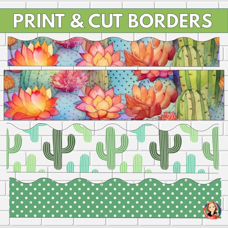 Cactus Classroom Decor Kit: Back to School Bulletin Board Set With A-Z ...