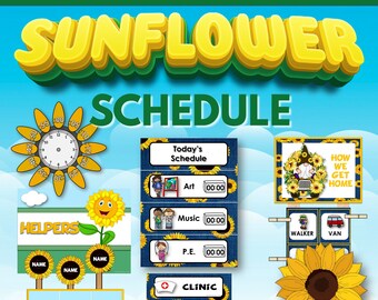 Editable Classroom Rules Posters Sunflower Farmhouse Classroom - Etsy