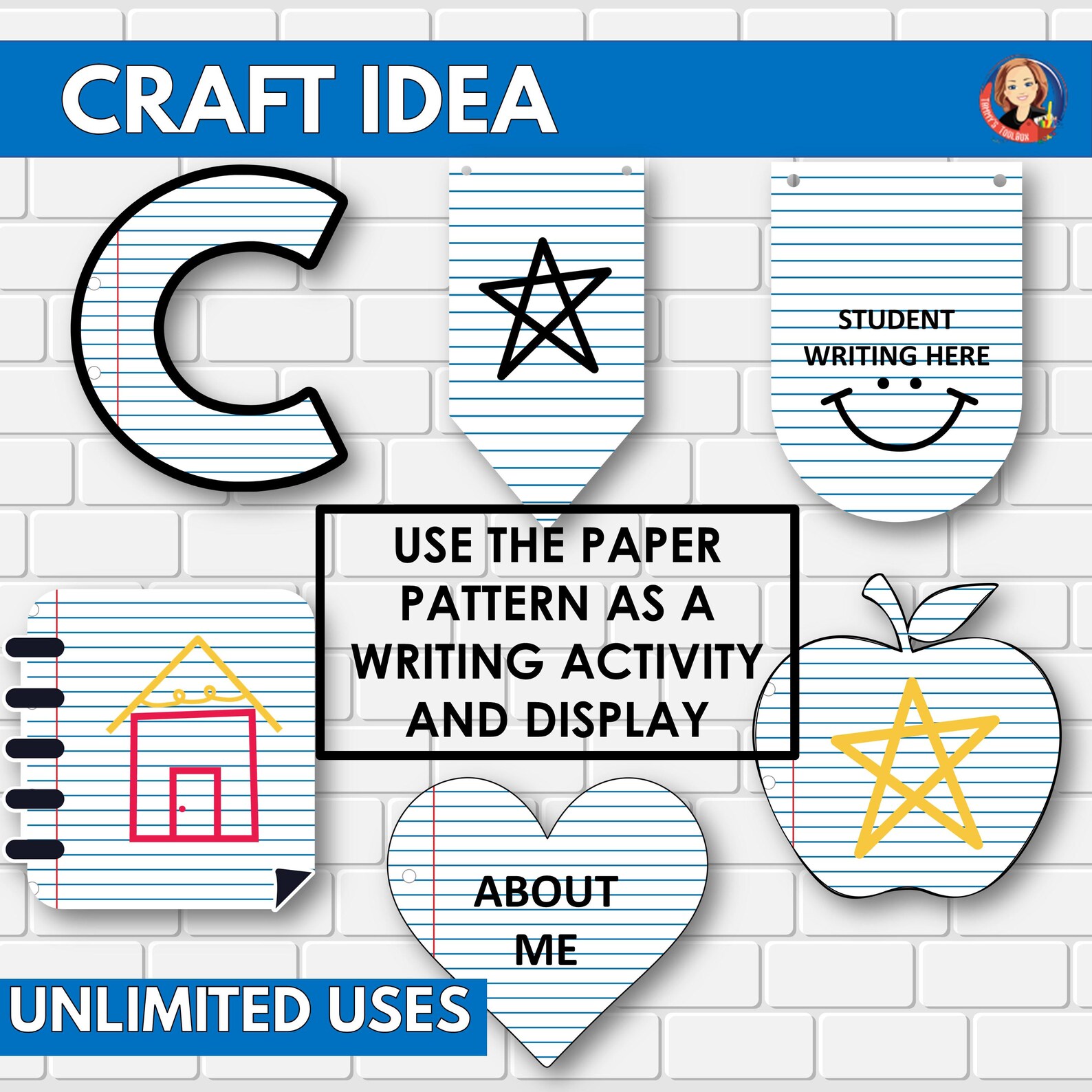 Colorful Back to School Bulletin Board Kit With Letters, Banners, and ...