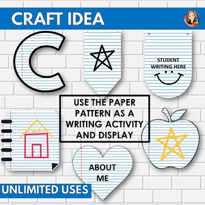 Colorful Back to School Bulletin Board Kit With Letters, Banners, and ...