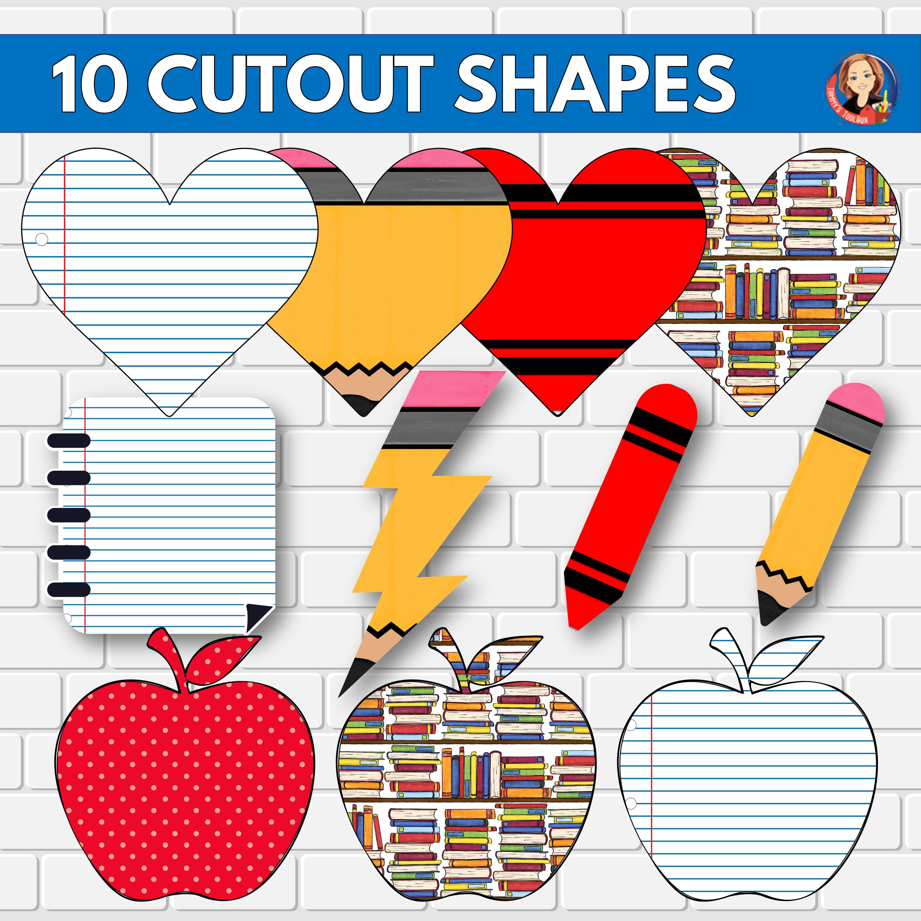 Colorful Back to School Bulletin Board Kit With Letters, Banners, and ...