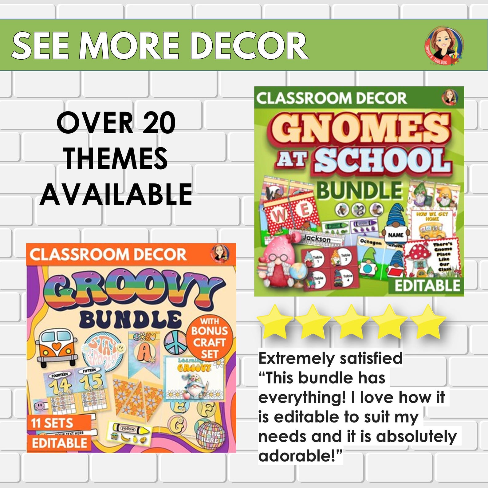 Cactus Classroom Decor Kit: Back to School Bulletin Board Set With A-Z ...