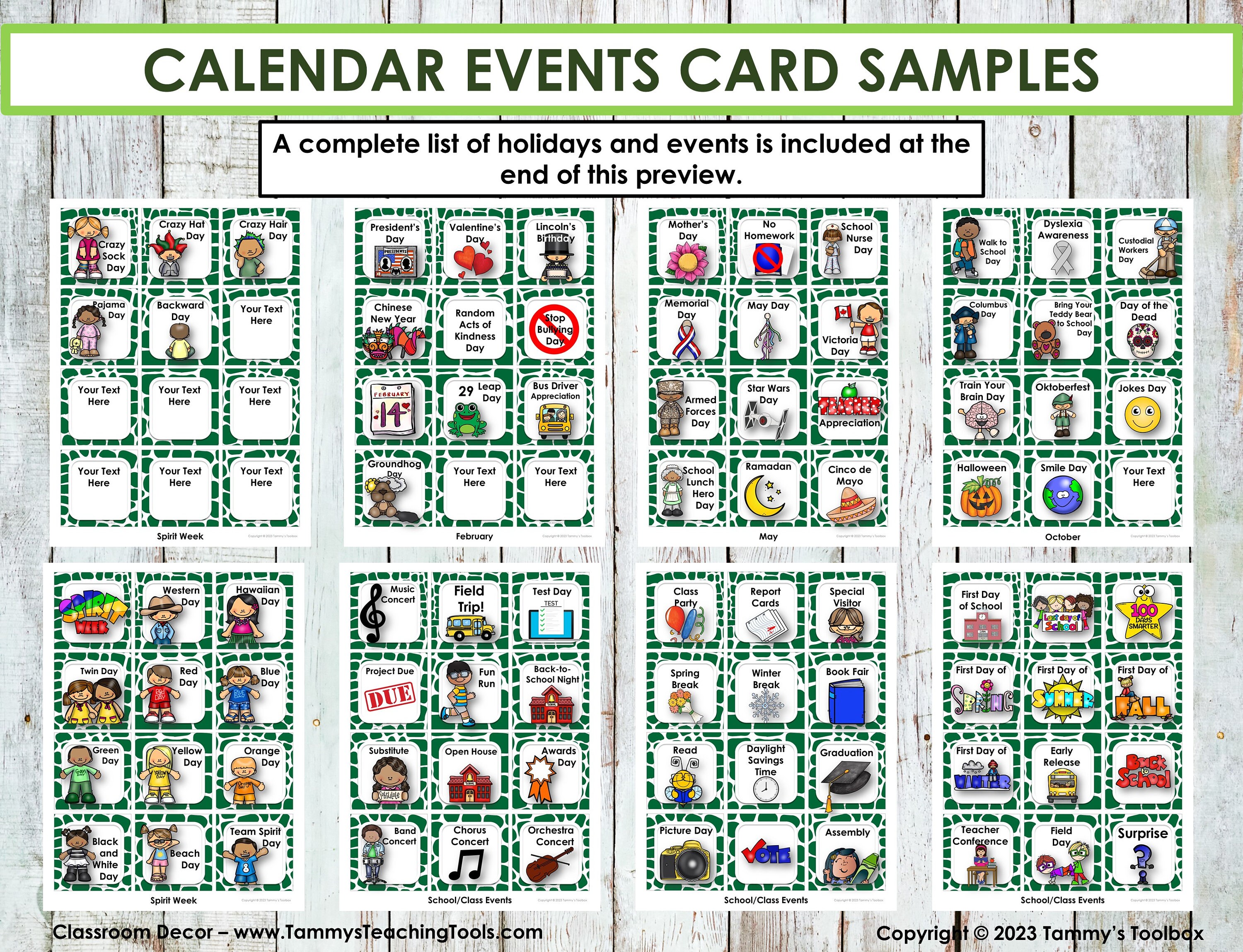 Alligator Classroom Calendar Set Editable for Back to School Classroom ...