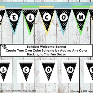 Black and White Classroom Decor and Labels - Etsy