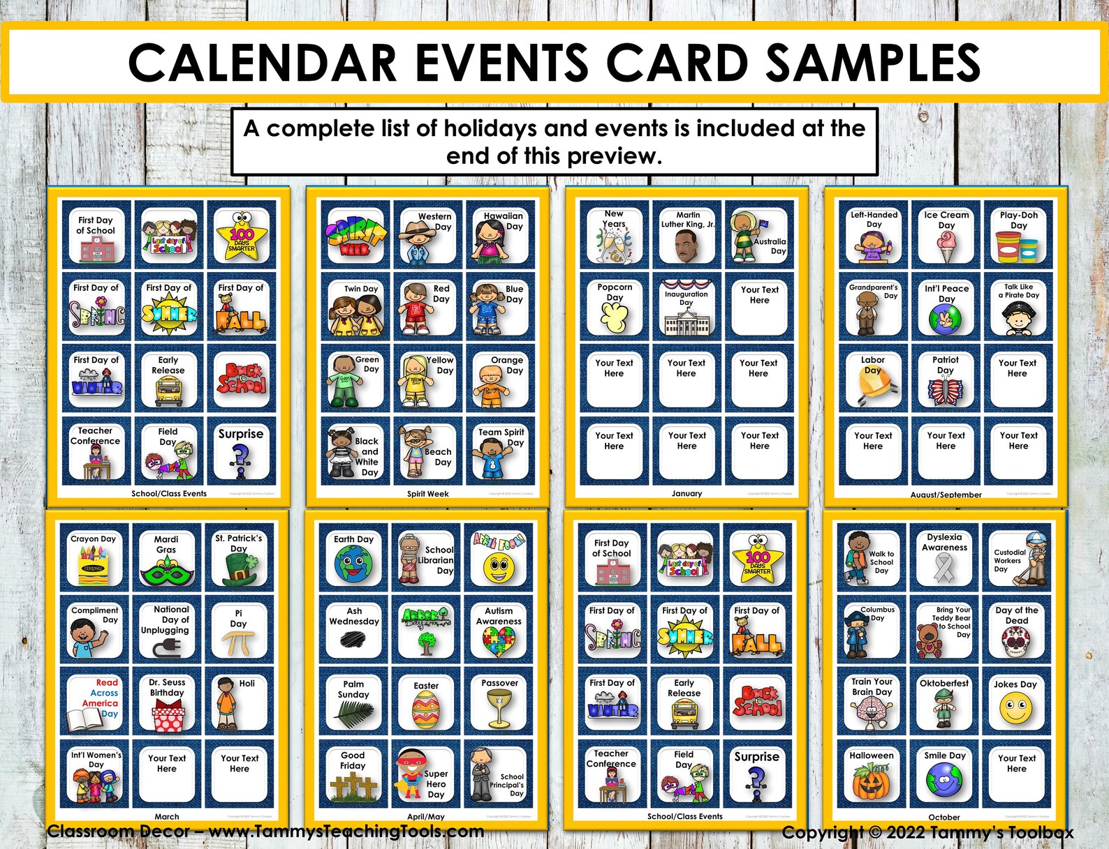 Sunflower Classroom Calendar Decor Set Editable, Sunflower Bulletin ...