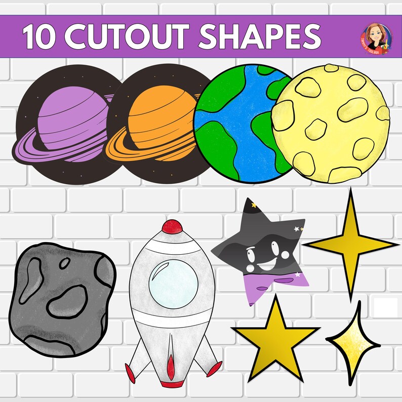 Galaxy Outer Space Classroom Decor Bulletin Board Letters, Space ...