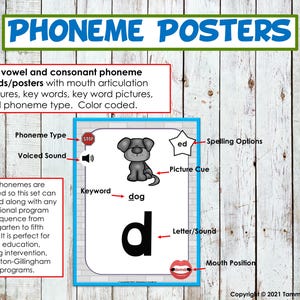 Sound Wall With Mouth Pictures Classroom Decor Kit in Brick Theme ...