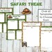 Digital and Printable Classroom Newsletters in Jungle Safari, Editable ...