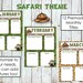 Digital and Printable Classroom Newsletters in Jungle Safari, Editable ...