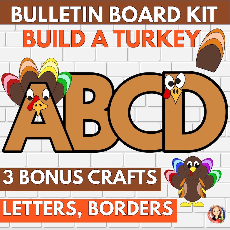Turkey Bulletin Board - Etsy